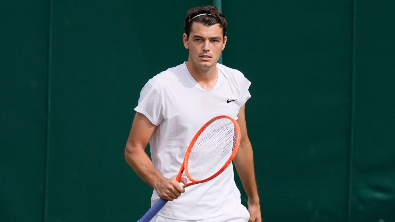Taylor Fritz Shocks Tennis Fans with Bold Blonde Hair Transformation ...