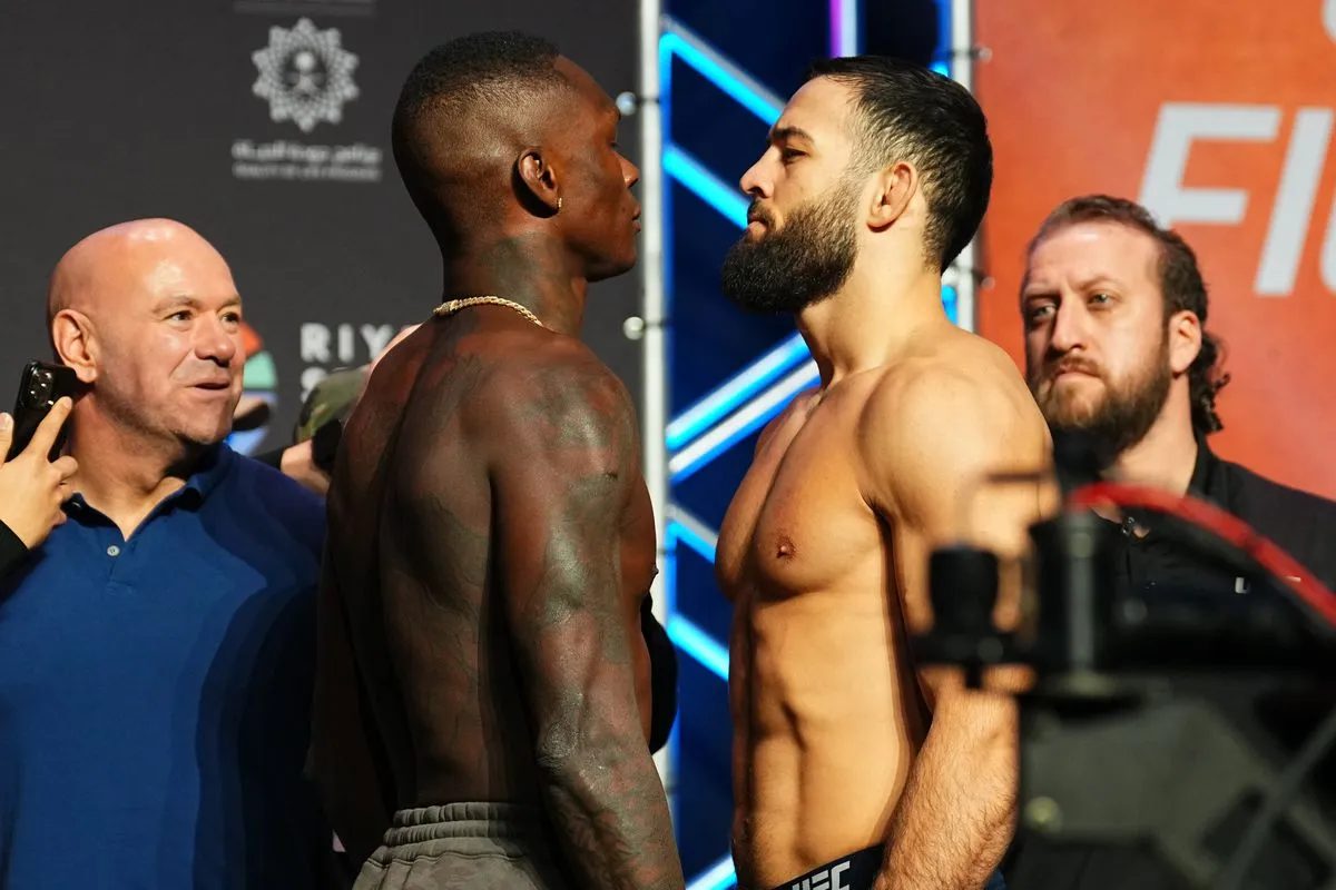 UFC Saudi Arabia 2025 - Israel Adesanya vs Nassourdine Imavov Headlines ...